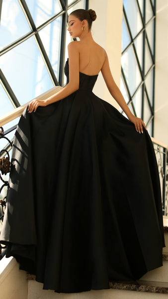 Nicoletta NC1076 Lemon Scoop Ball Gown | Miss Savage – Miss Savage Fashion